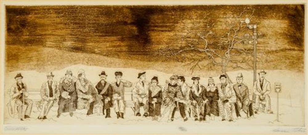 Susan Herb* and Eric Bellman (American 20th Century), The Bus Stop and ...