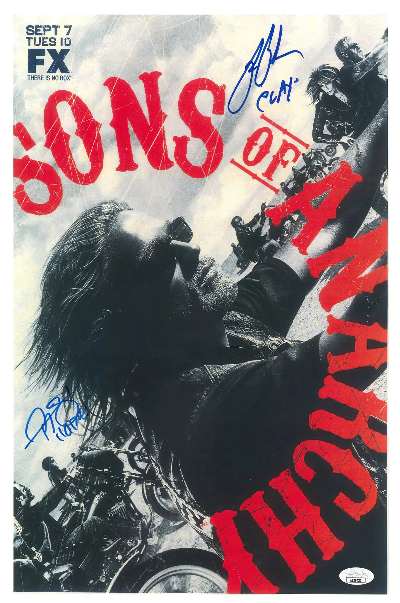 Ryan Hurst, Ron Perlman Sons of Anarchy Signed Print – 11 x 17 – JSA ...