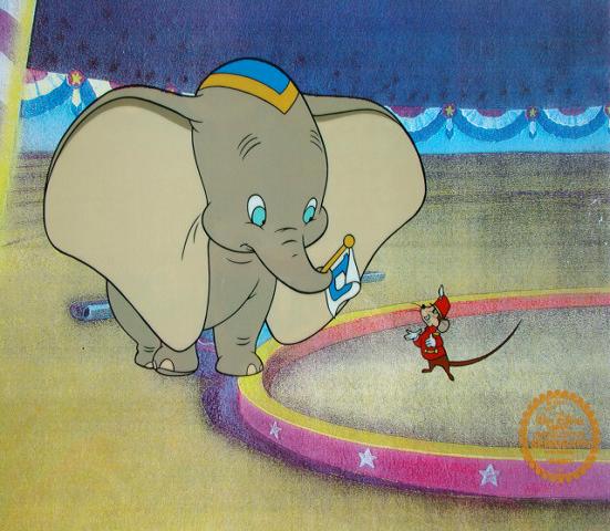 Walt Disney "Dumbo" Serigraph Cel | Barnebys