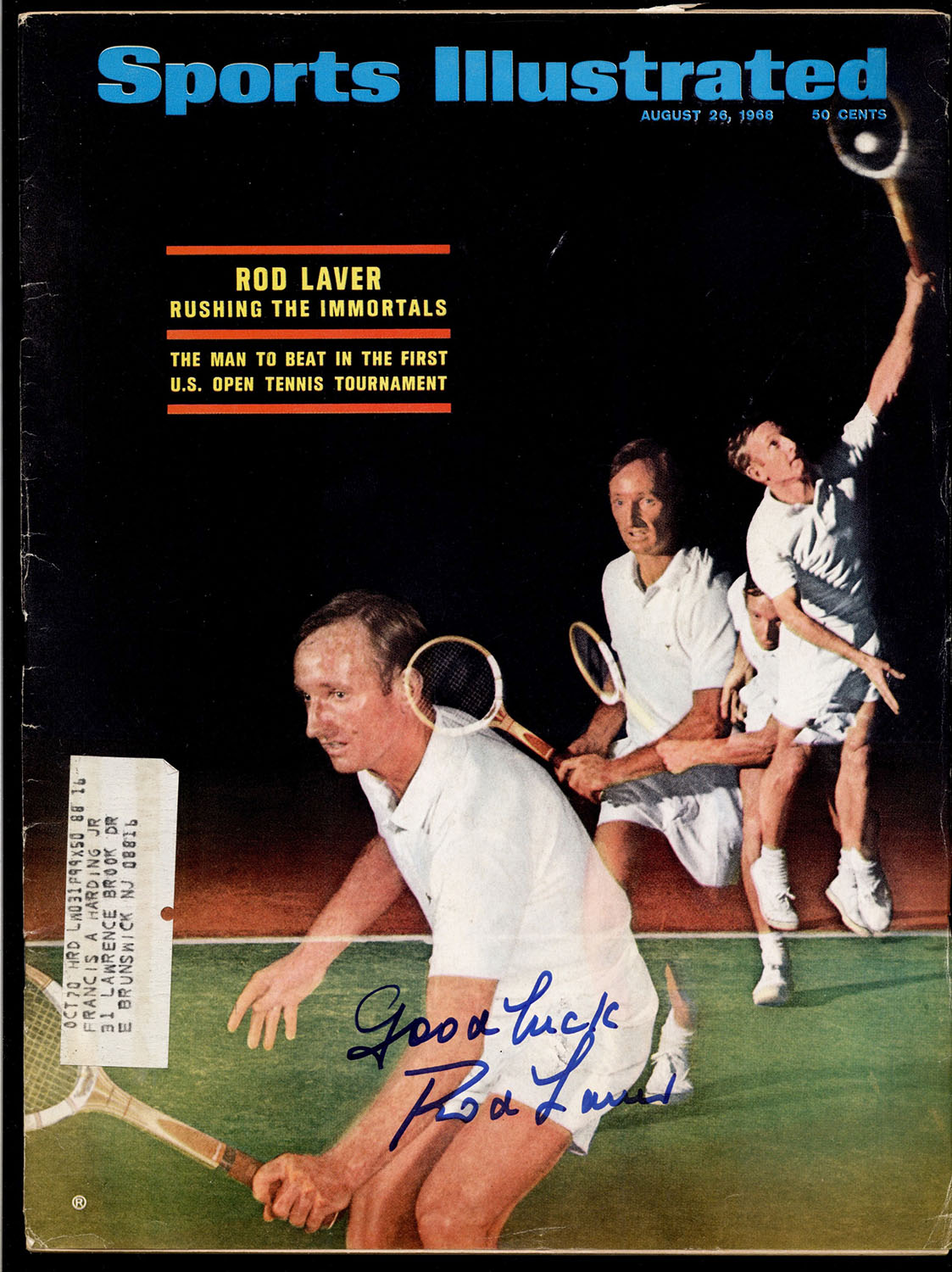 Rod Laver Signed 1966 Sports Illustrated | Barnebys
