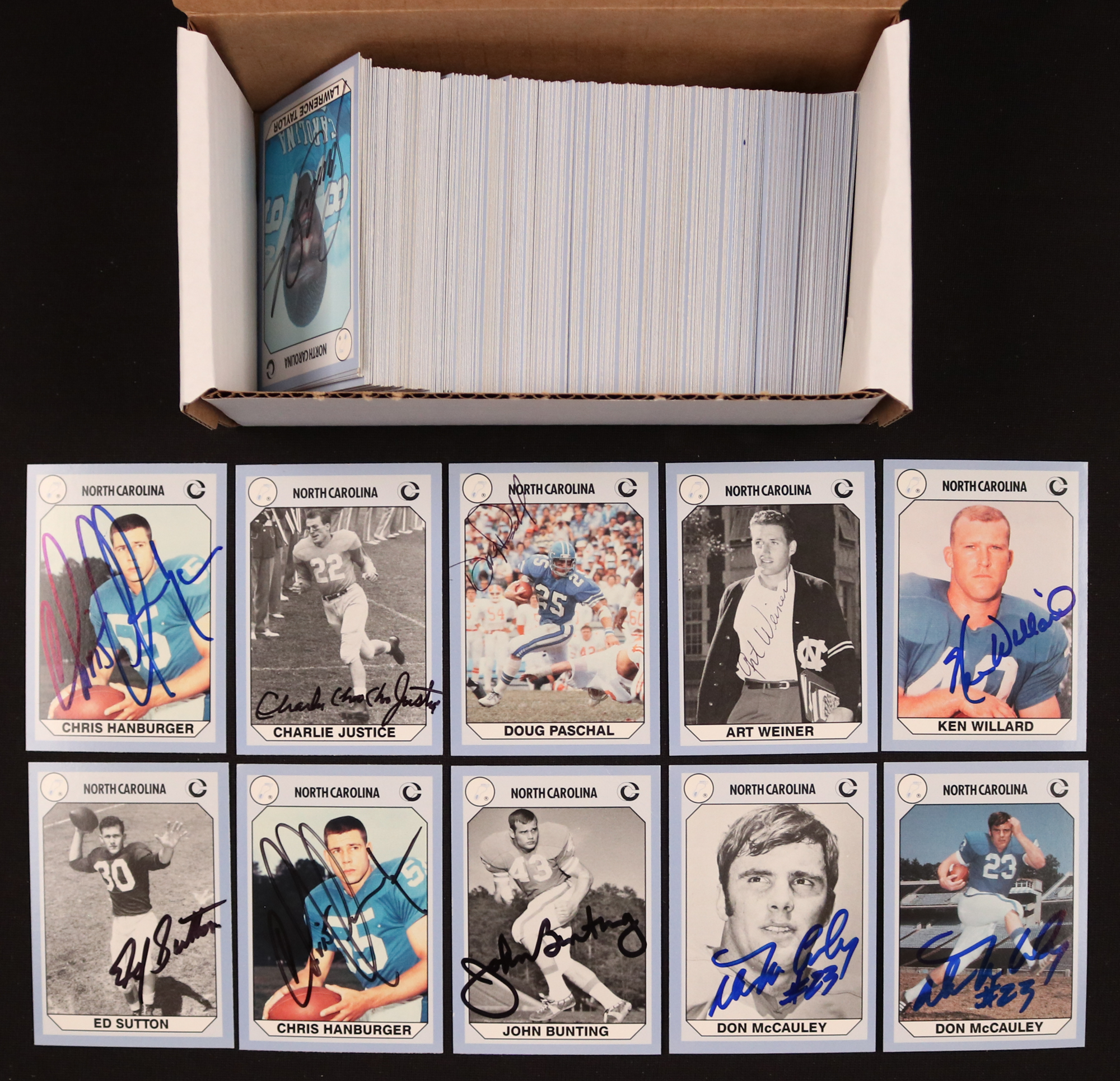 Collection of (250+) Signed North Carolina's Finest Cards | Barnebys