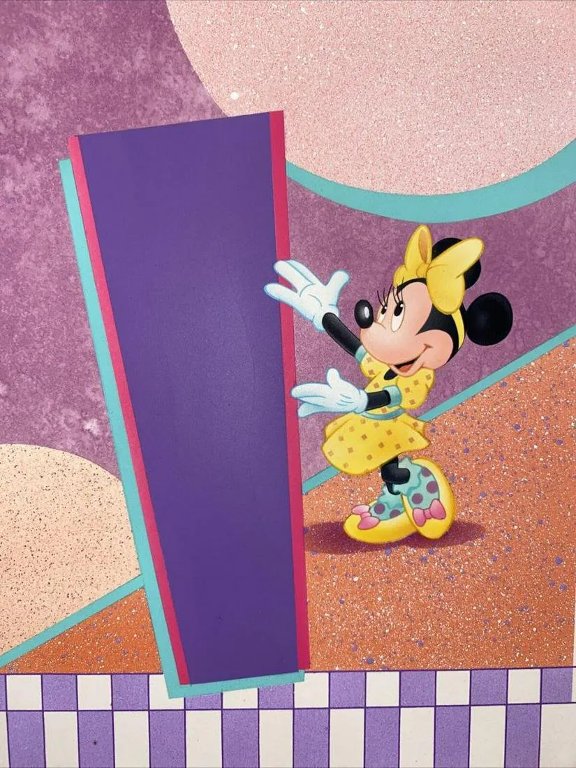 Minnie Mouse Geometric Shapes Walt Disney Original Animation Production ...