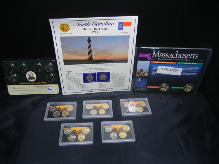 COLORIZED 2000 MASSACHUSETTS STATE QUARTERS | Barnebys